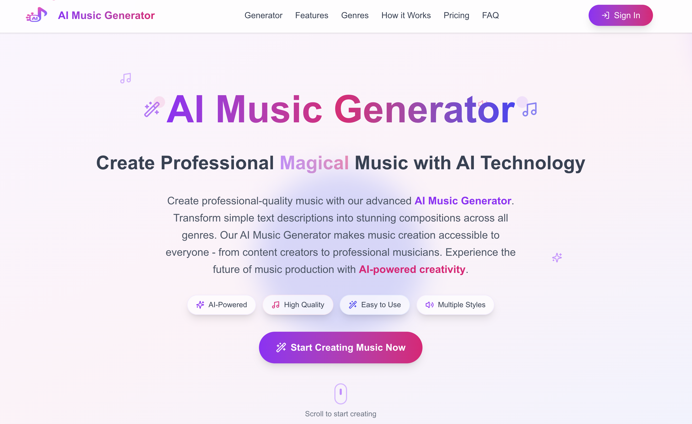 AI Music Generator - Create Professional Music with AI